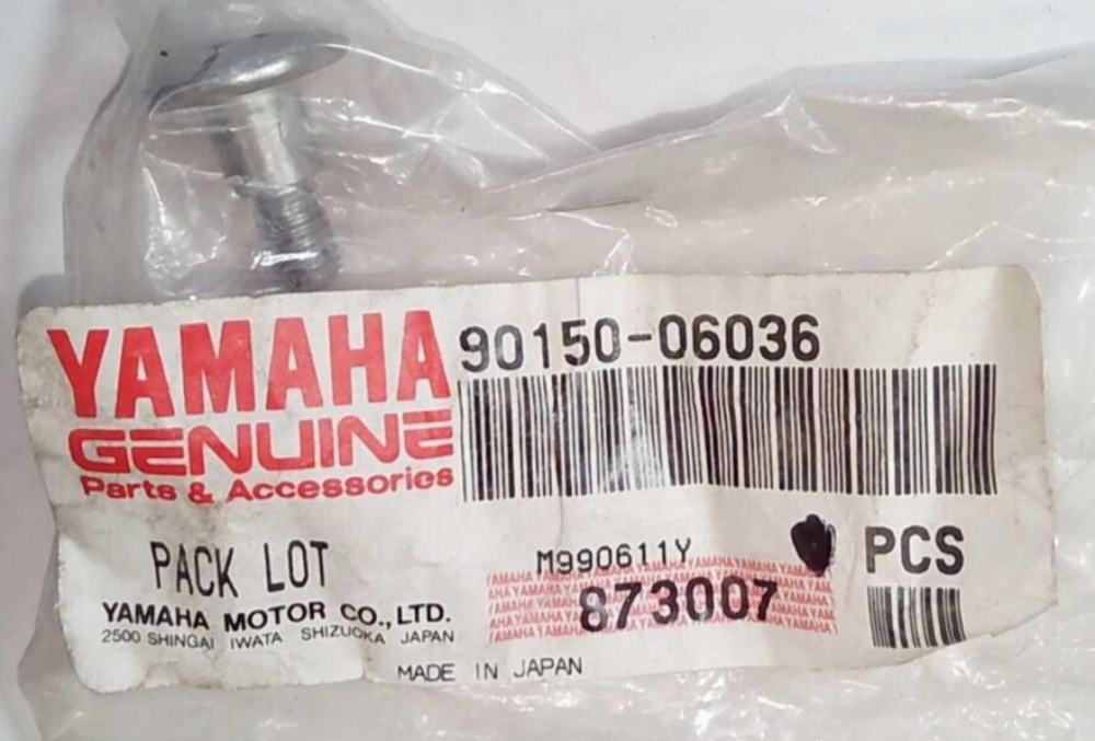 SKRUE MED KRAVE SCREW ROUND 90150-06036 - Yamaha - Thisted MC Shop I/S